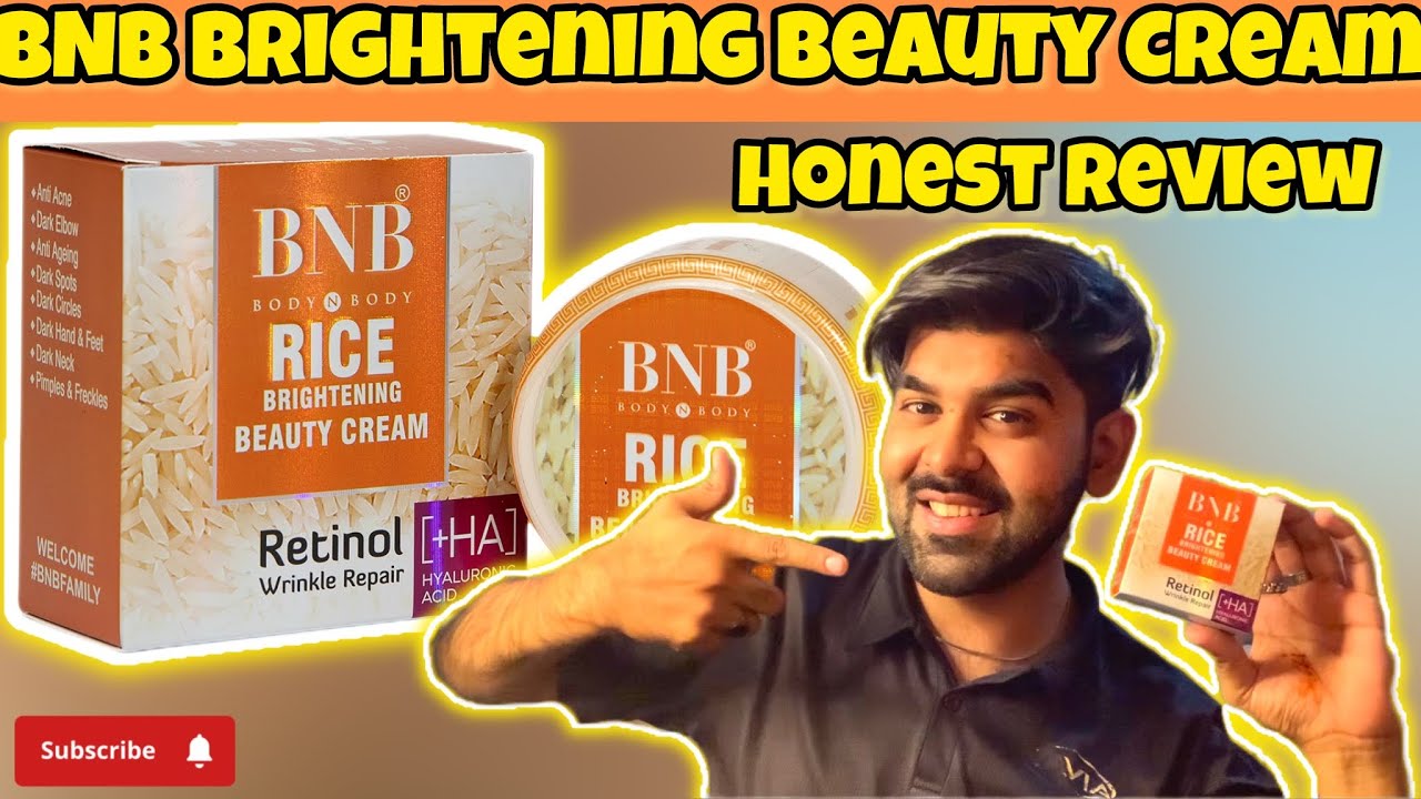 BNB Rice Brightening Beauty Cream Honest Review | BnB Day and Night ...