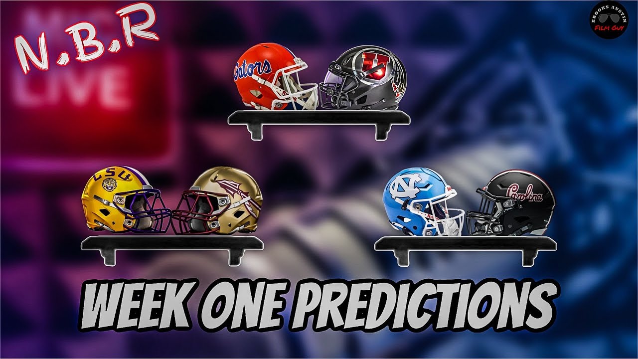 NBR: Week One Predictions | Michigan Announces Interim Coaches - YouTube