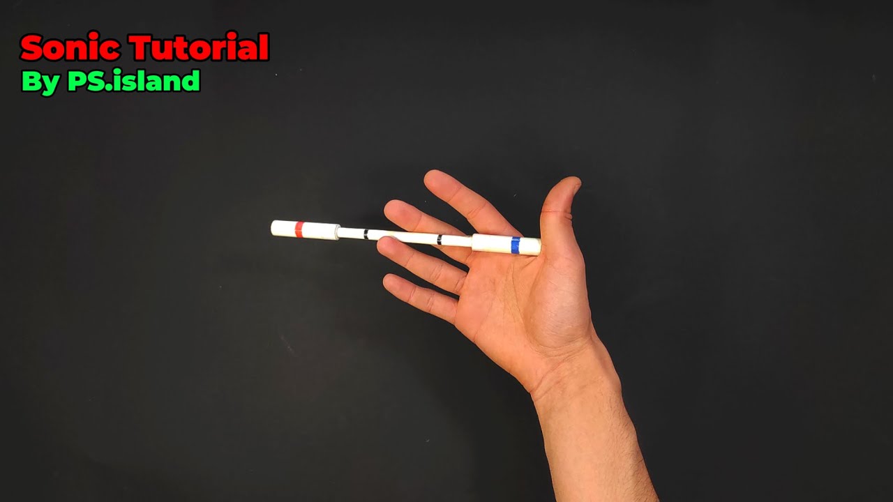 Sonic penspinning tutorial by PS.island - YouTube