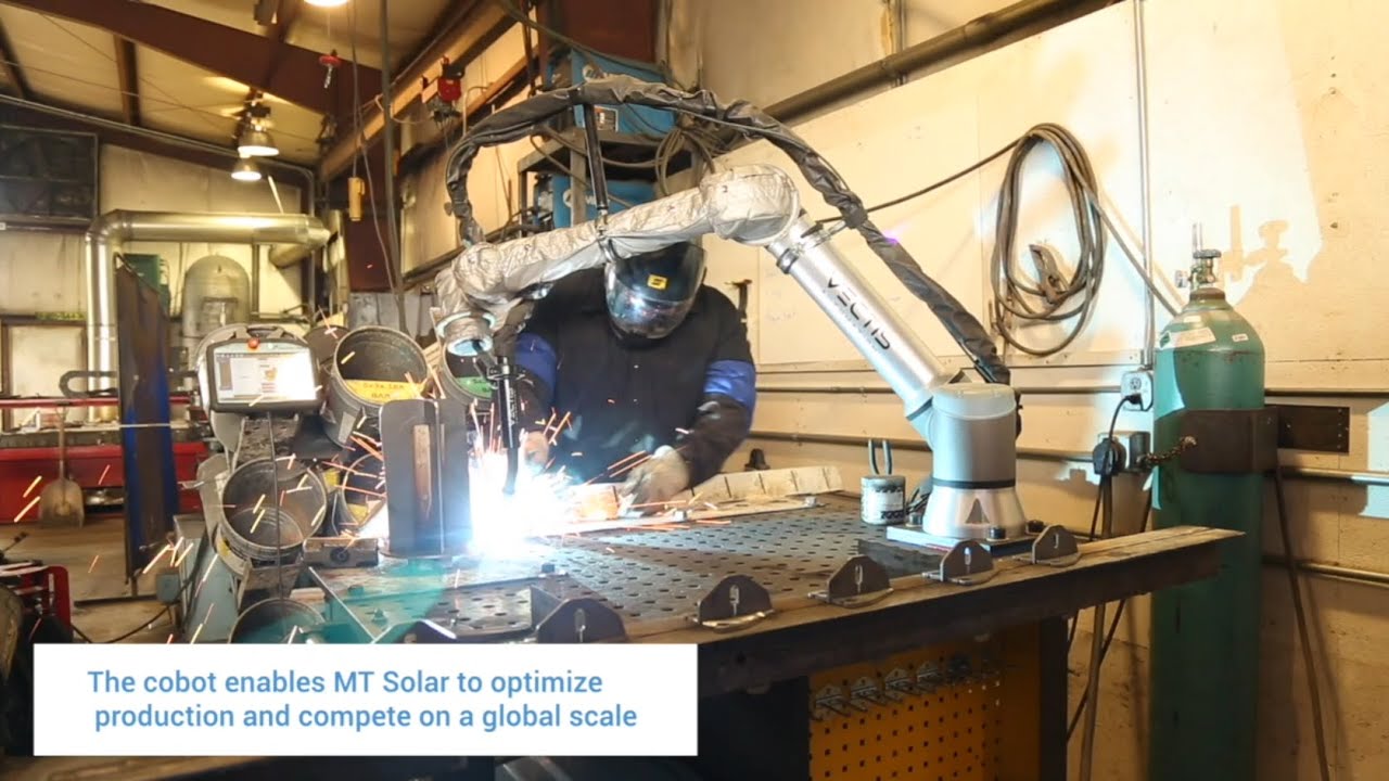 Vectis Case Study - MT Solar - Cobot Welding Tool - YouTube