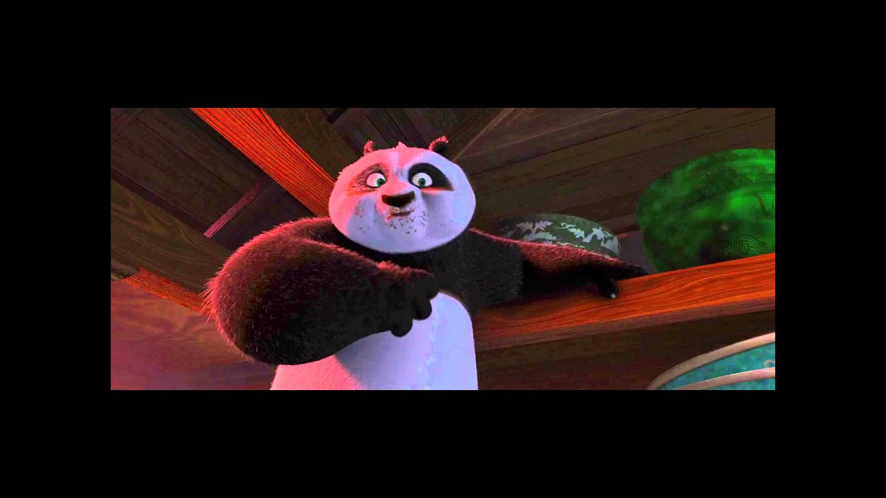 Kung Fu Panda Po Eating Cookies