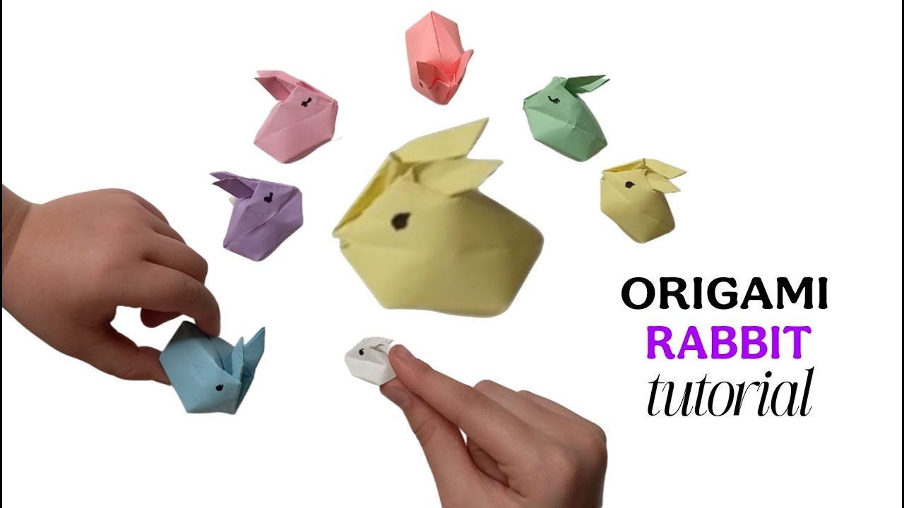 How to Make cute Origami Rabbits | Easy and Fun Tutorial - YouTube