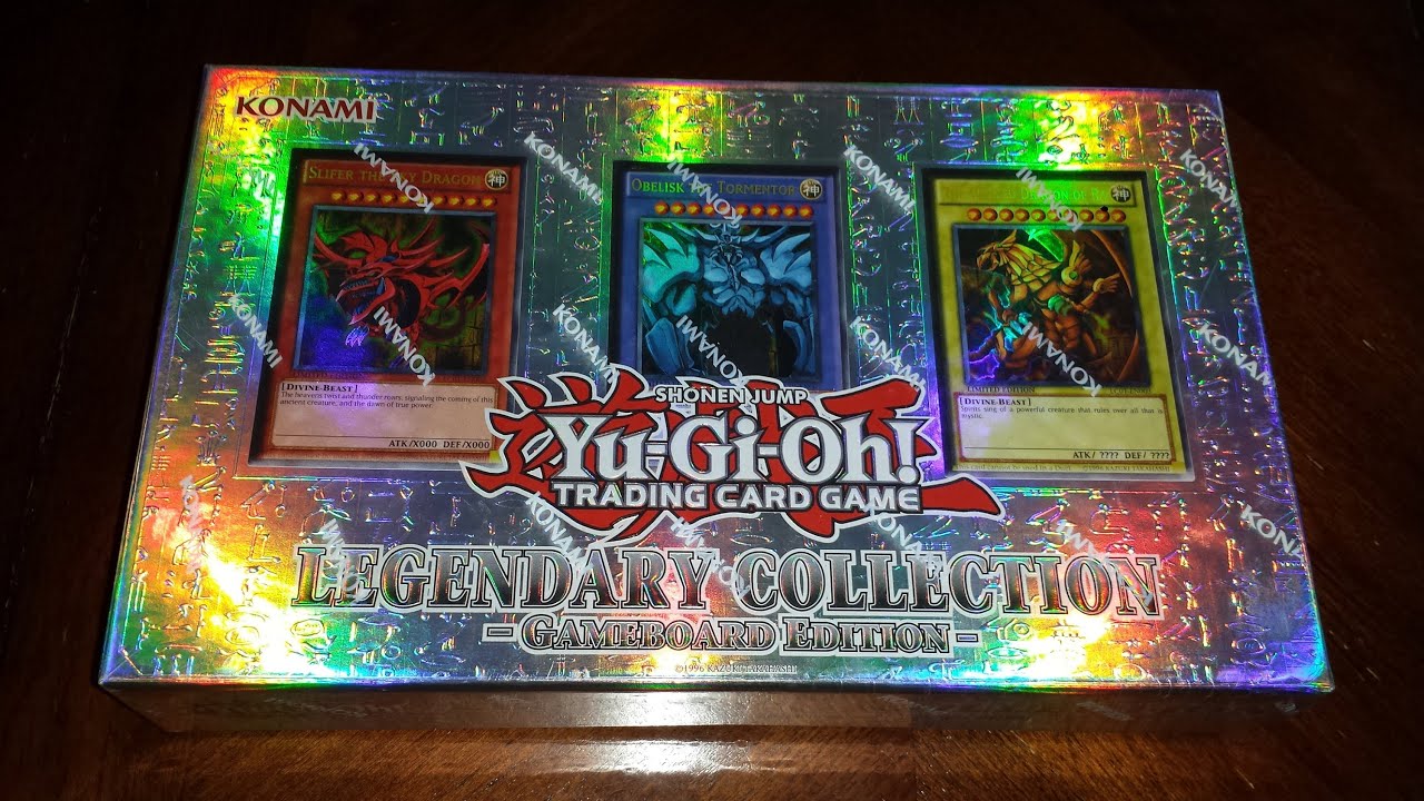 Opening the Yu-Gi-Oh! Legendary Collection God Cards Gameboard Edition ...