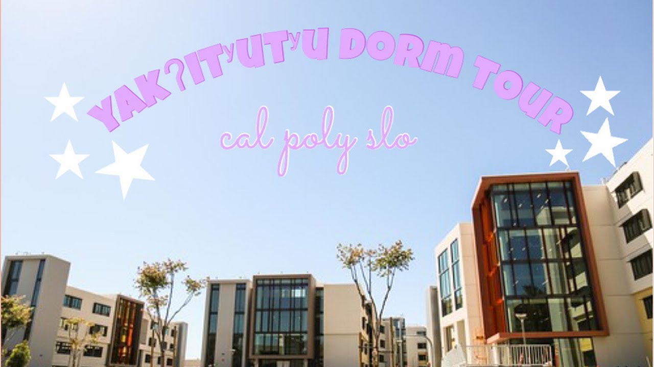 CAL POLY SLO Yakʔitʸutʸu Dorm Tour-Tsɨtqawɨ - YouTube