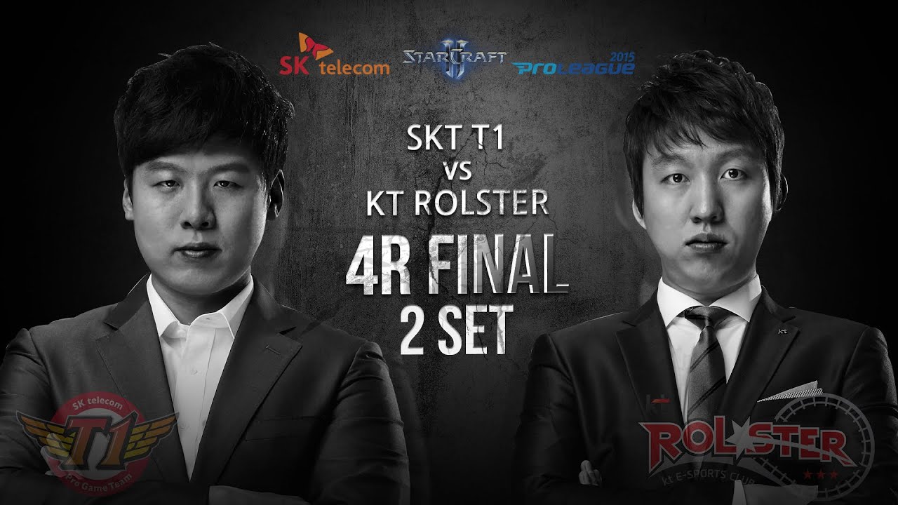[SK 텔레콤 프로리그2015] SKT vs KT 4R 결승전 2set 철옹성 -EsportsTV, 스타크래프트 2 - YouTube
