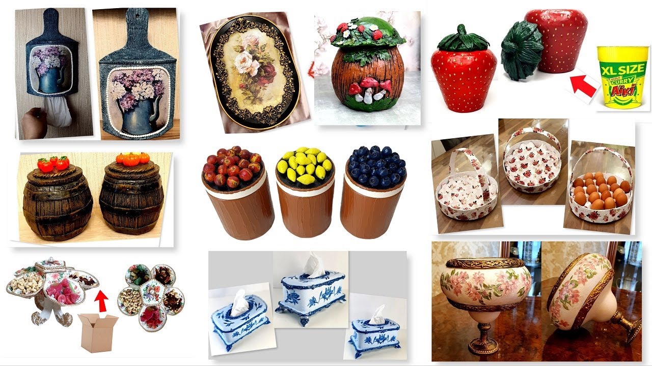 10 Best Kitchen Ideas from recycled materials /Diy kitchen decor - YouTube