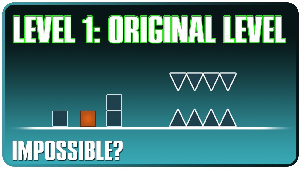 Let's play The Impossible Game Level 1: Original Level 100% Complete ...