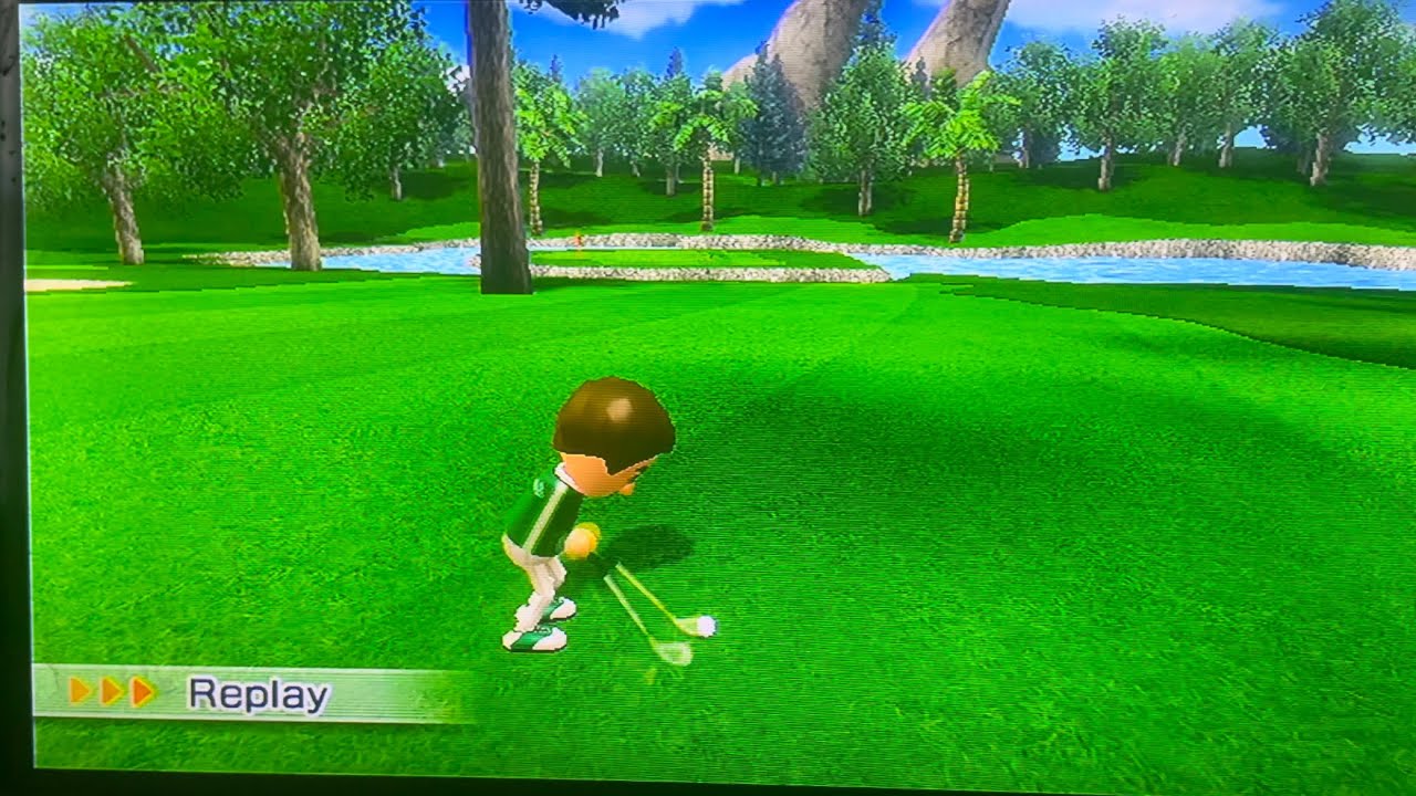 Wii Sports Resort Golf: Chip In On Hole 7 - YouTube