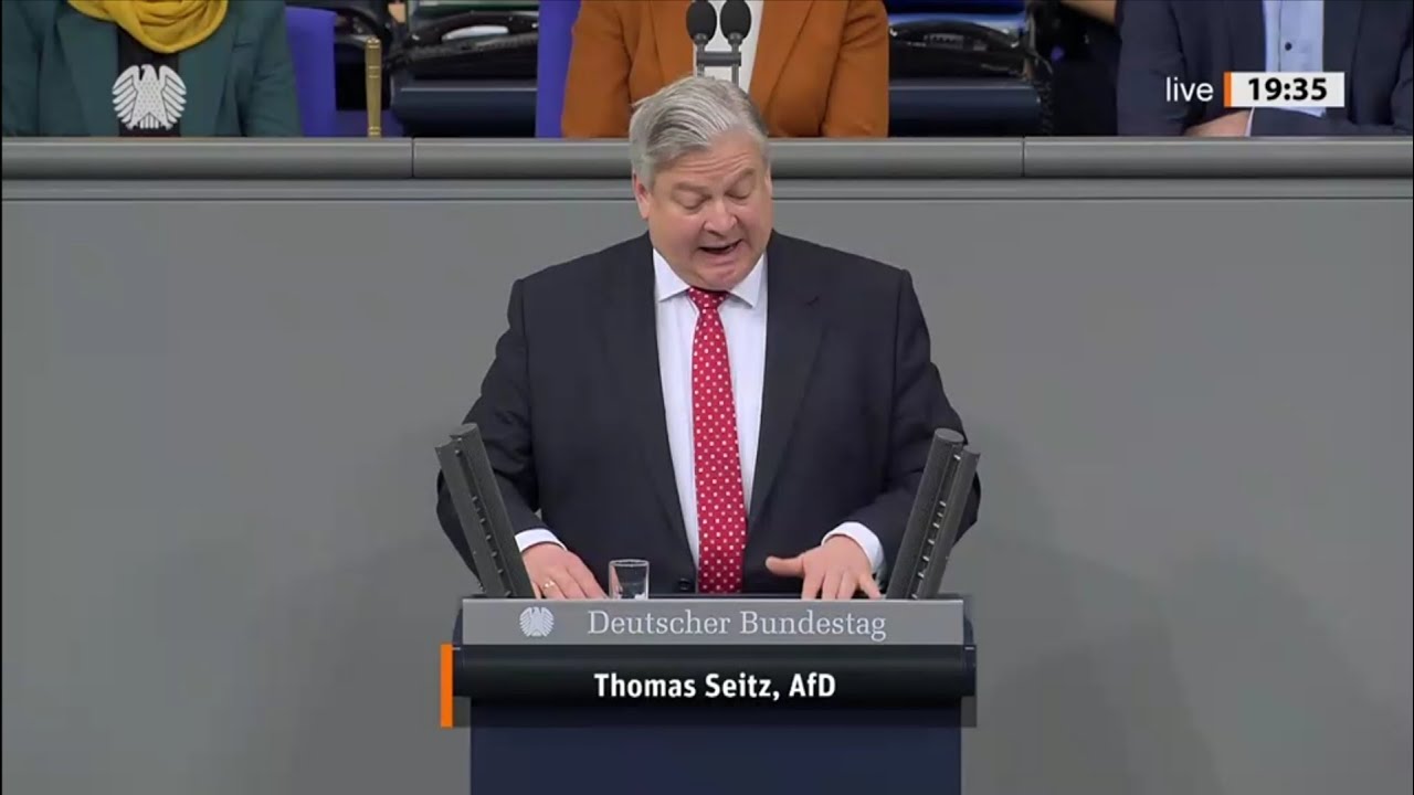 AKTUELL : REDE THOMAS SEITZ ( AFD ) AM 16.NOVEMBER IM DEUTSCHEN ...