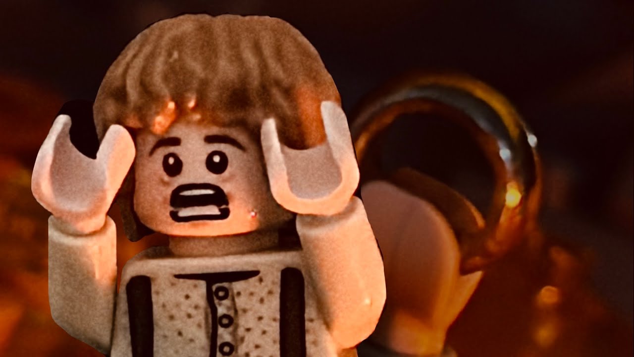 The one ring gets destroyed | Lego Lotr stop motion - YouTube