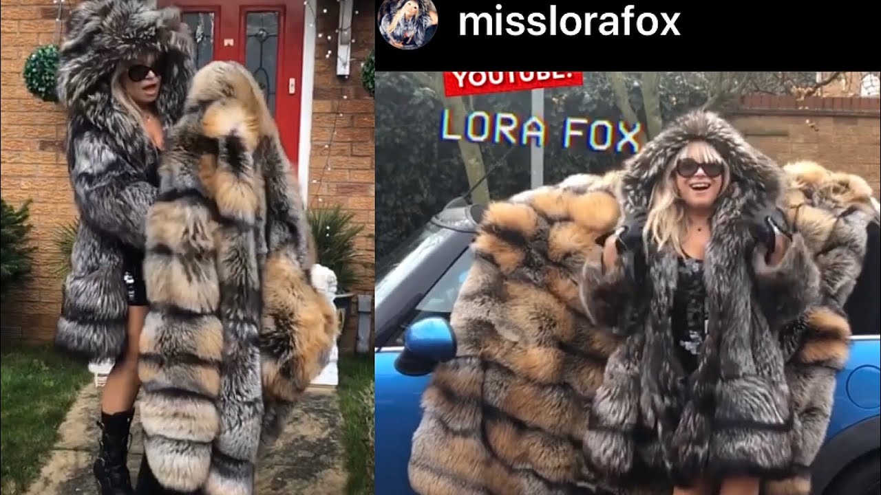 How to keep warm your car with fur blanket ⭐️ Fur coat winter season ...