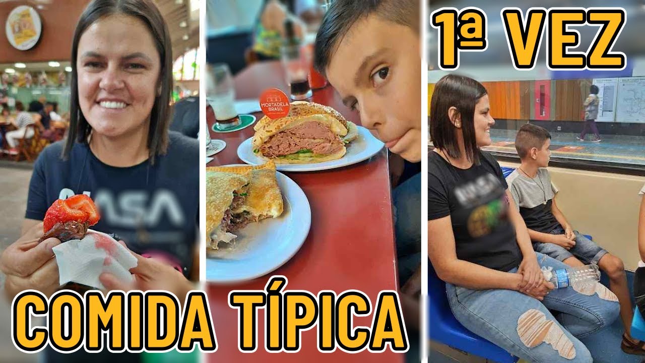 PROVANDO COMIDAS + TOUR CENTRO de SÃO PAULO - YouTube