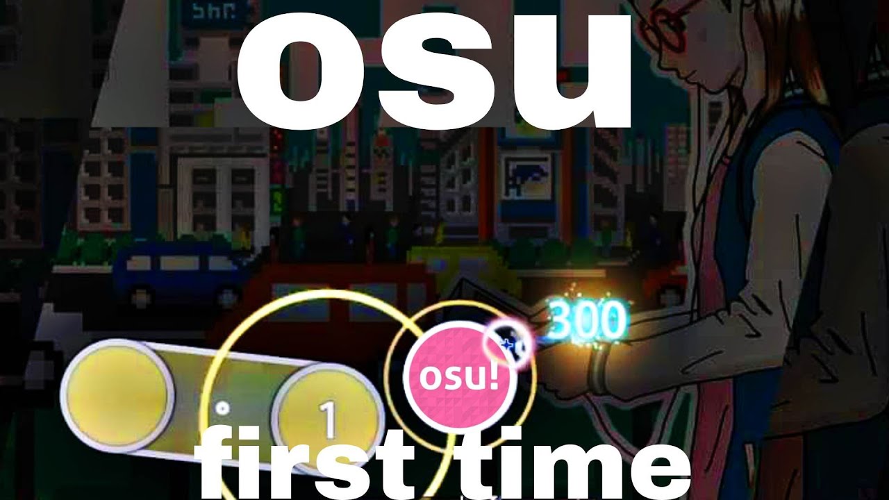 osu! is hard for my hands!!(my first time) - YouTube