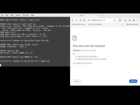 Database {{ admirer postgres }} trigger sql - YouTube
