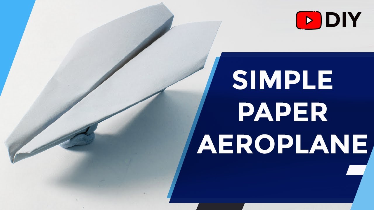 Simple Paper Aeroplane | DIY Paper Aeroplane | SparkleBox - YouTube