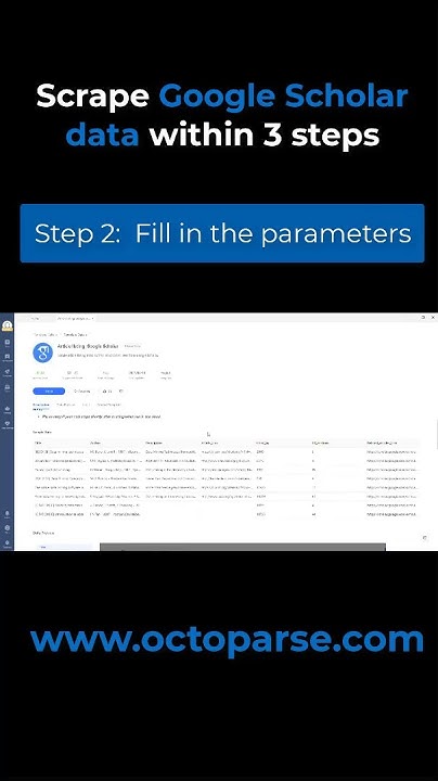 How to scrape google scholar data - YouTube