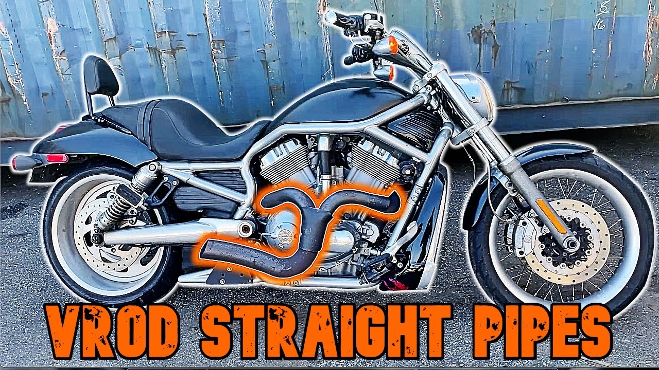 Harley Davidson V-ROD *STRAIGHT PIPE* Sound Test (and review)! - YouTube
