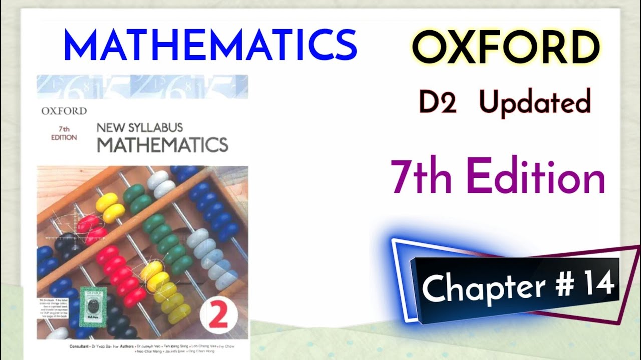 D 2 Math Updated 7th Edition || Exercise 14 a Question Number 1 - YouTube