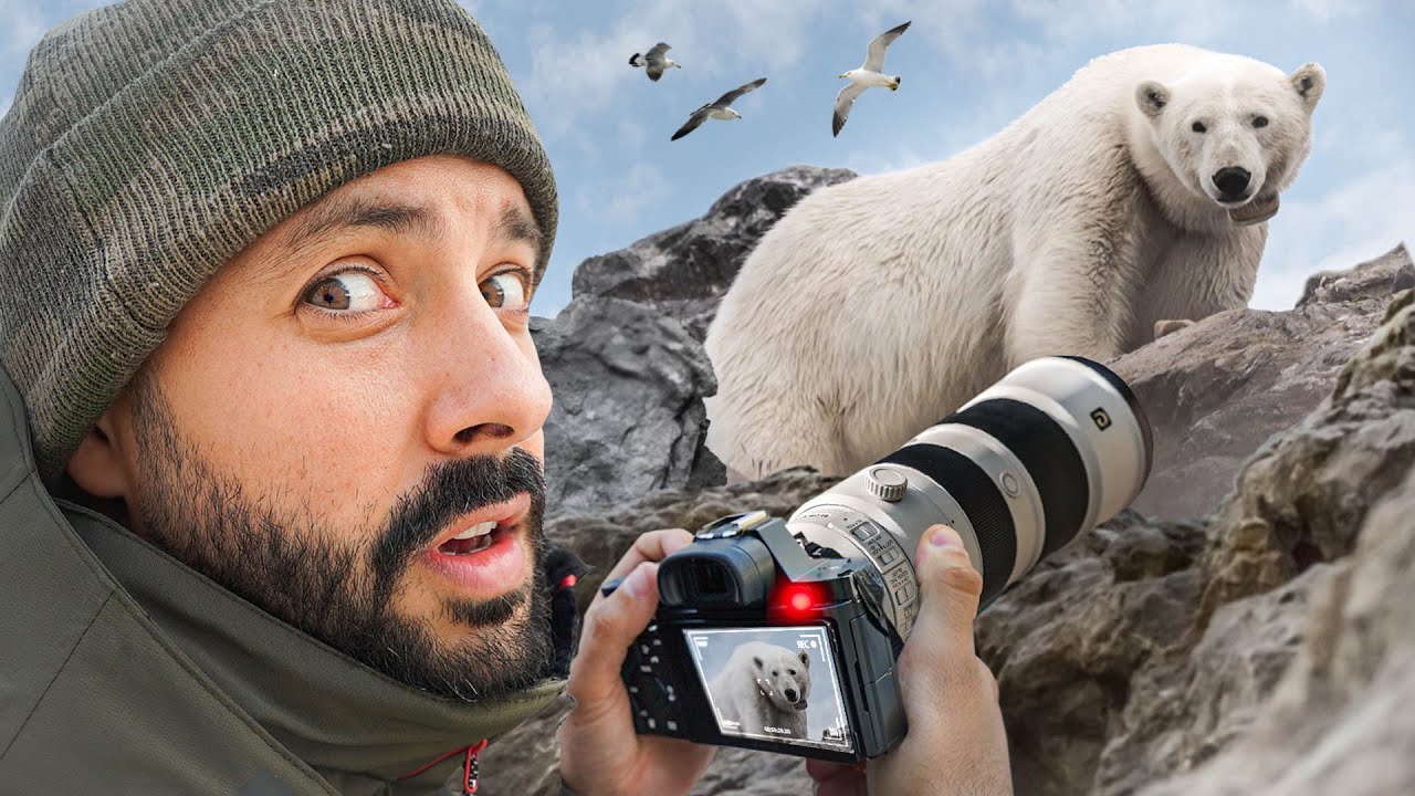 J'ai approché un ours polaire (Mike Horn n'était pas loin donc c'était ...