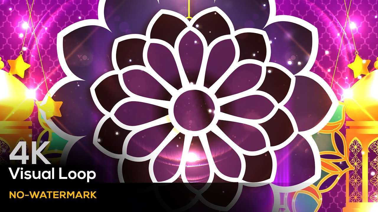 4K VISUAL ANIMATION LOOP (VJ LOOP) - ISLAMIC PART 11 - YouTube