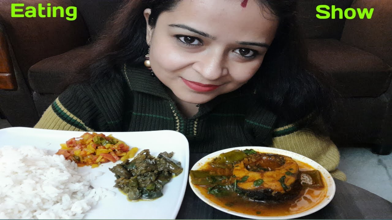 Capsi Fish Curry, Fish Oil Fry, Veg Fry| Eating Show | Mukbang | Eating ...