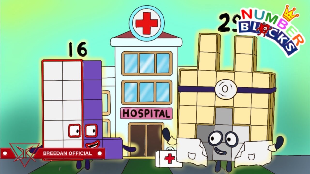 Numberblocks - The Hospital Numberblocks 29 16 to Treat Sick Patients ...