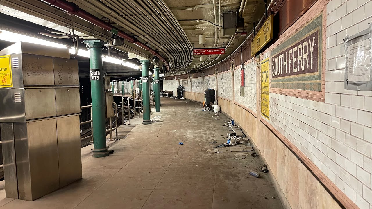 Abandoned south ferry loop exploration - YouTube