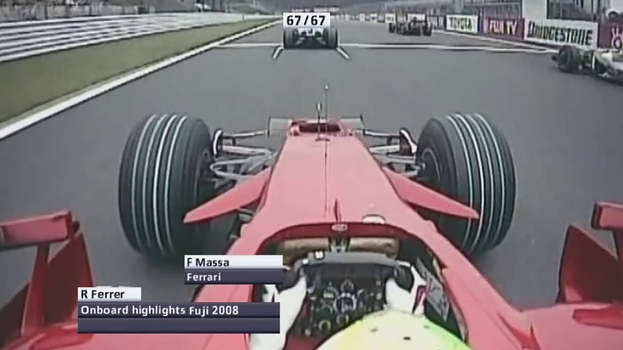 F1 2008 Massa Onboard Chaos Start - Japanese Grand Prix - YouTube