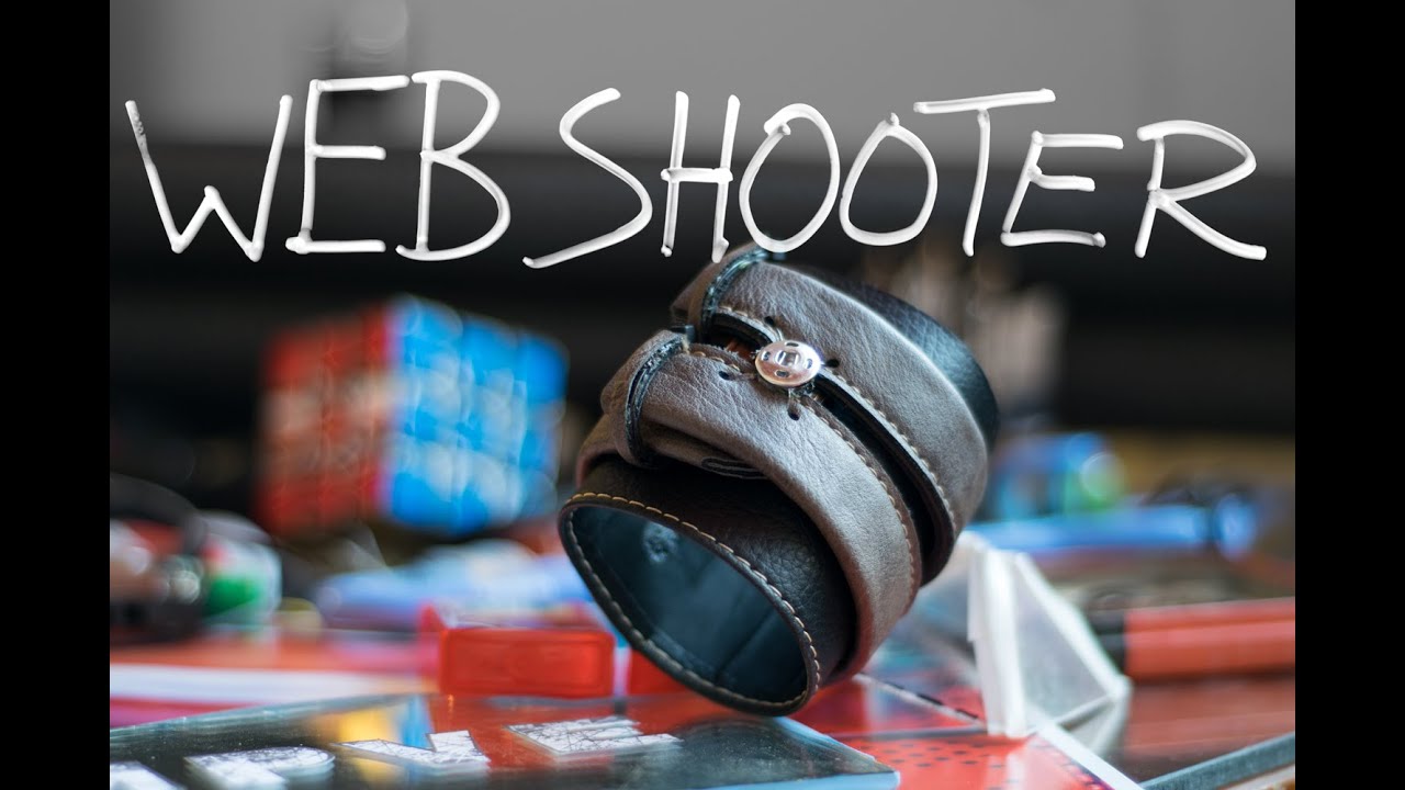 SPIDER MAN - WEB SHOOTER'S WRISTBAND // CREATING IT - YouTube