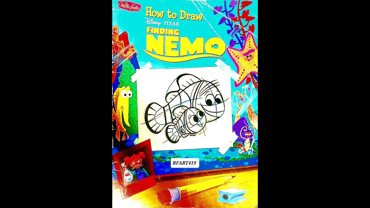How to Draw Disney's Finding Nemo Book - RFART419 (2024) - YouTube
