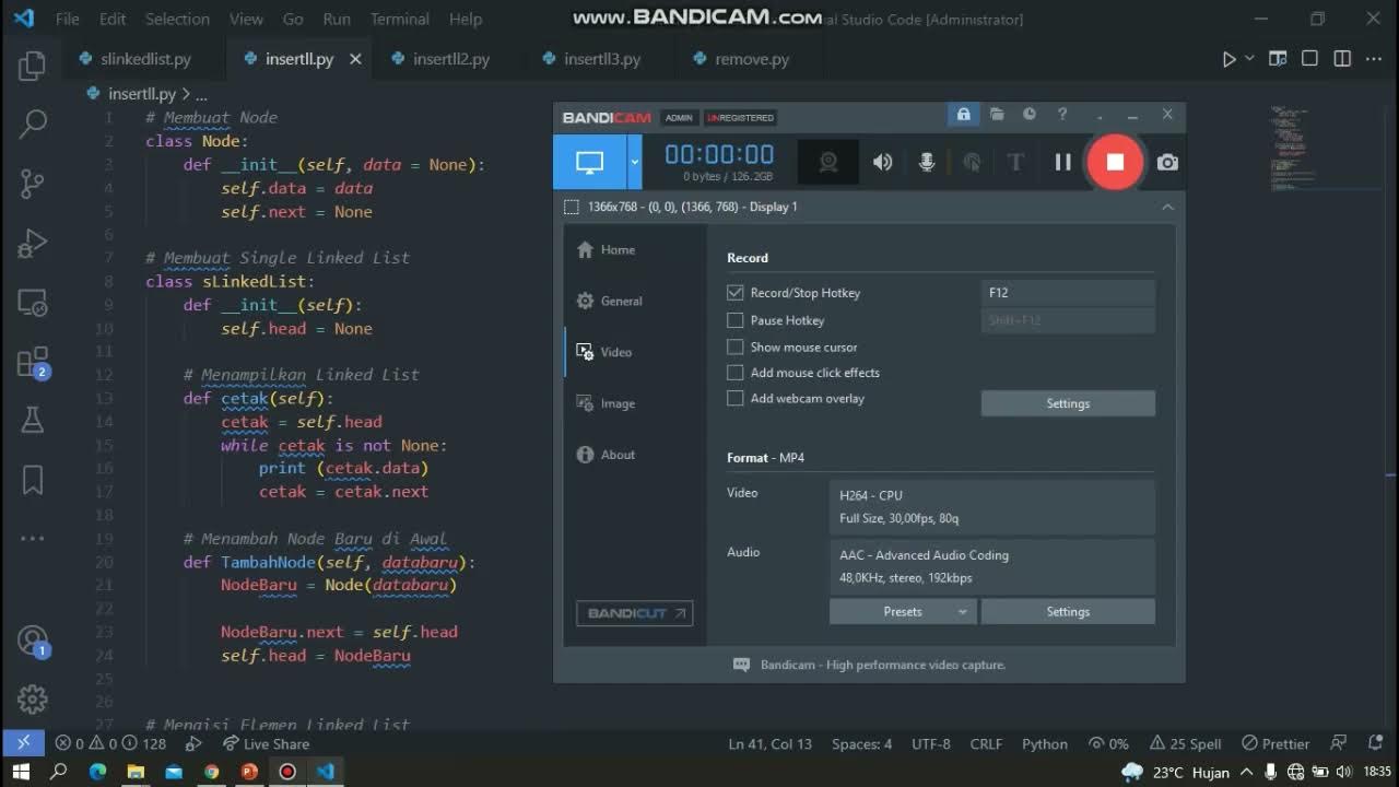 Linked List Pada Python | Struktur Data - YouTube