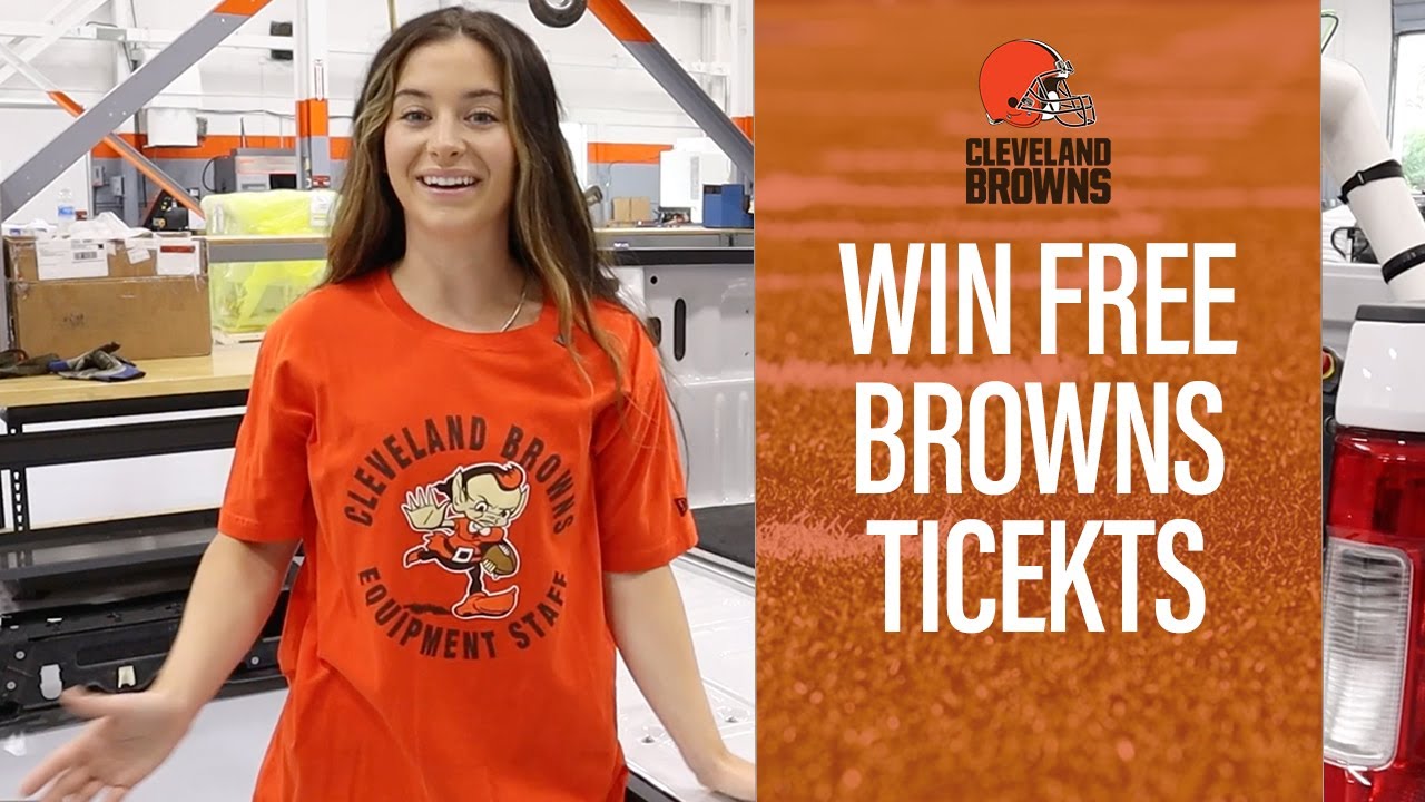 Free Tickets to the Browns Home Opener - YouTube