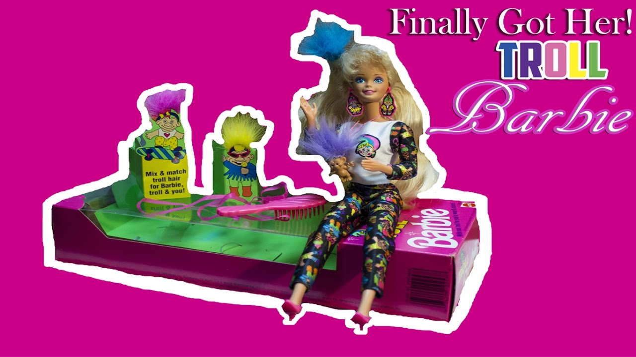 Finally Got Her! 1992 Troll Barbie (Review) - YouTube