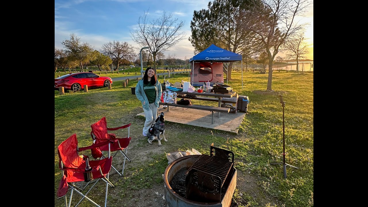 Camping at Lake Camanche! Eating good and enjoying nature - YouTube