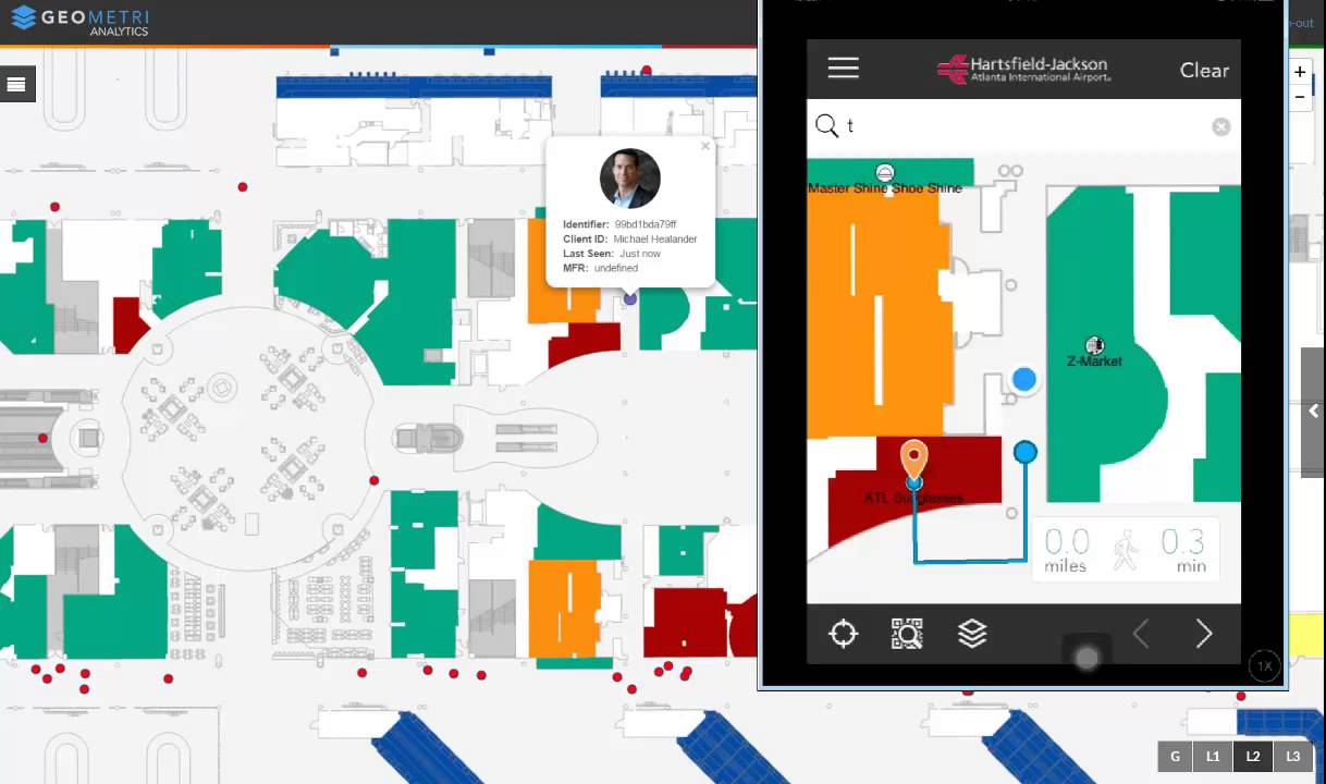 GeoMetri Platform - Airport Navigator & Analytics Solution - YouTube