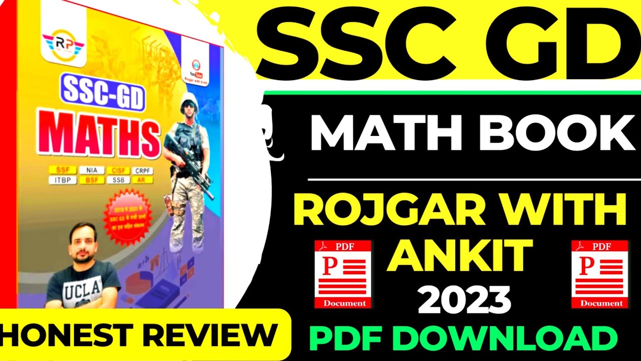 ssc gd math Book 📚 📖 📚 ankit bhati pdf || Ssc GD book rojgar with Ankit ...
