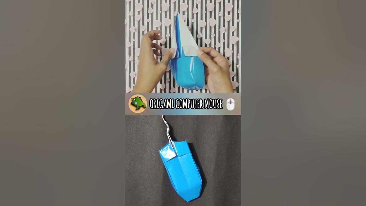 How to Make Origami Computer Mouse - DIY - YouTube