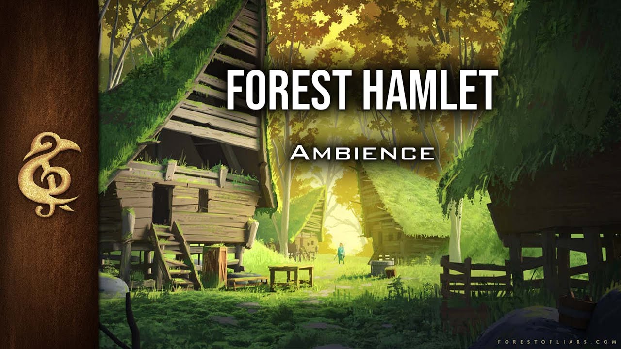Forest Hamlet | Nature, Medieval Ambience | 1 Hour #dnd - YouTube
