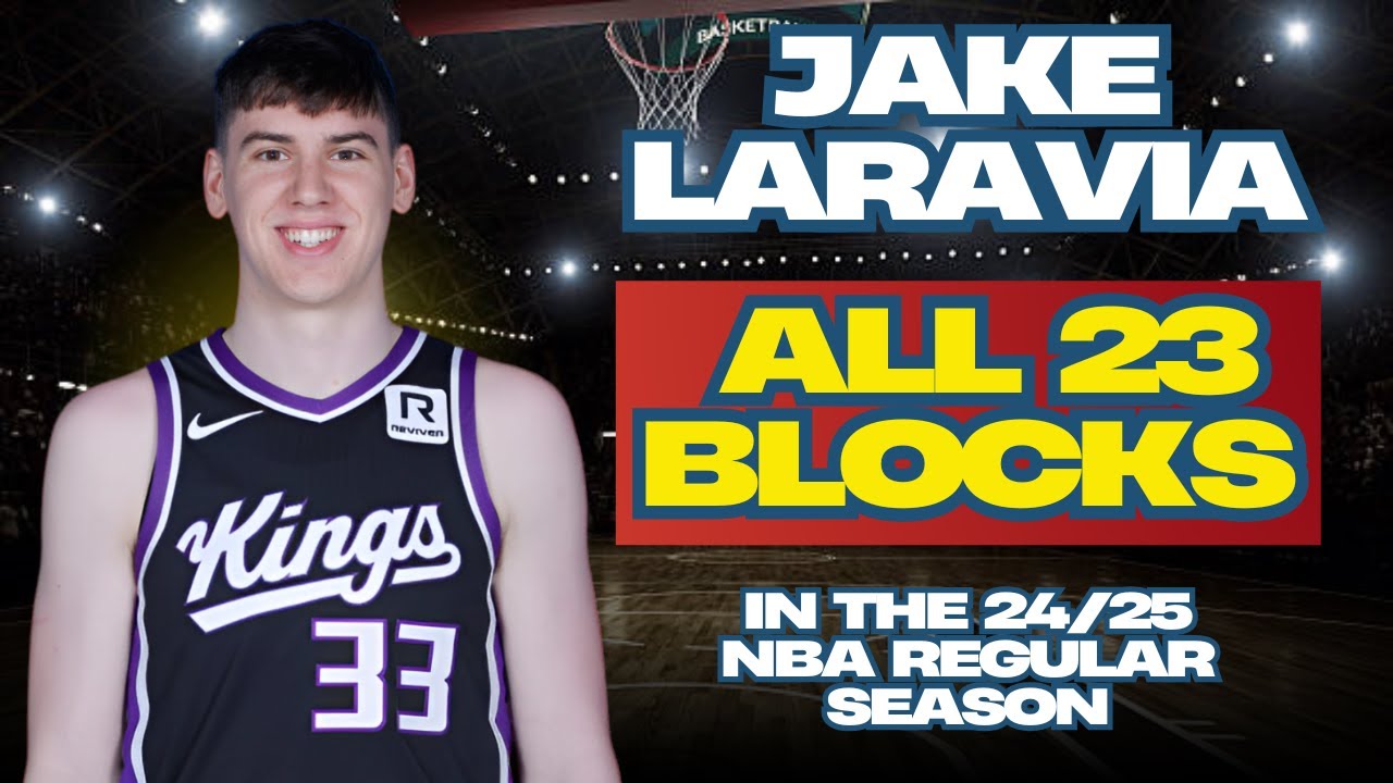 Jake Laravia - All 23 BLOCKS in The 24/25 NBA Regular Season for ...