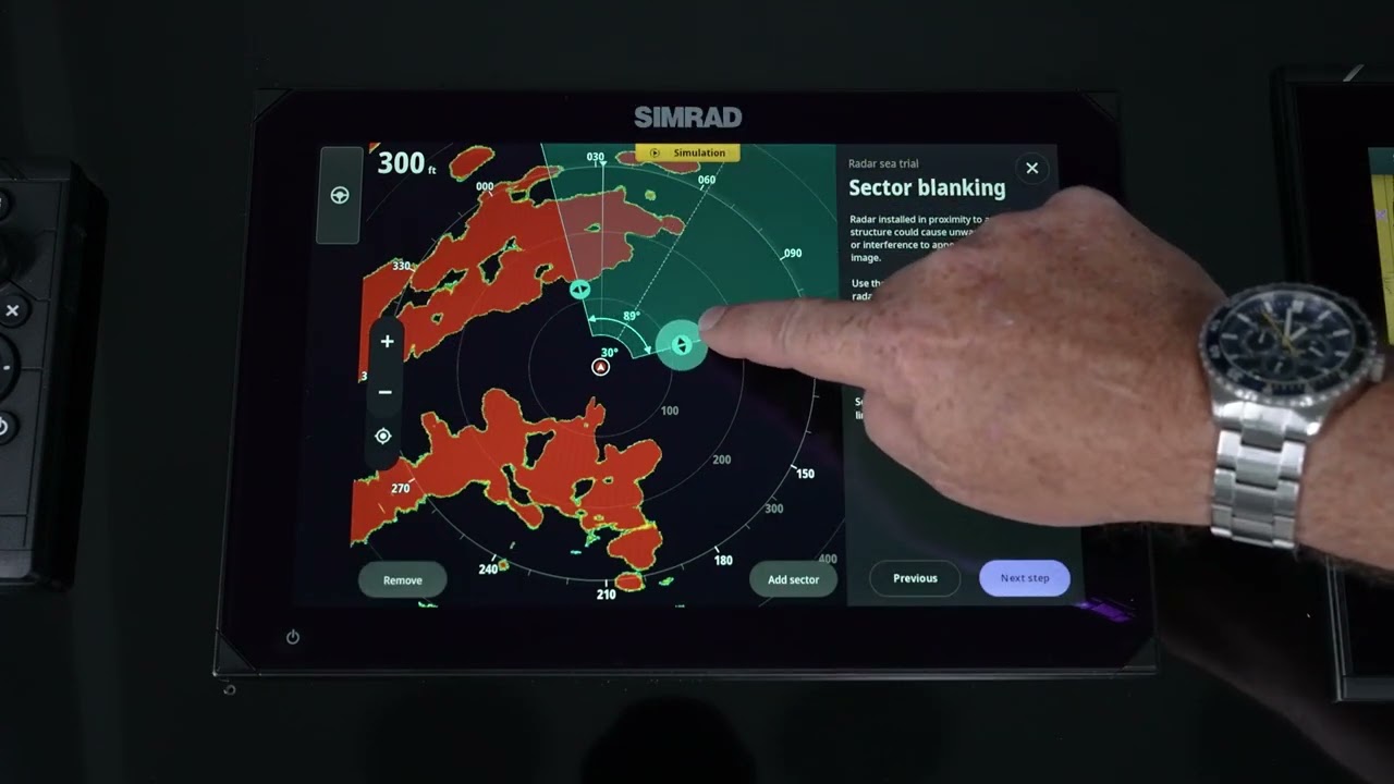 Simrad | NSX Radar Set up & Operation - YouTube