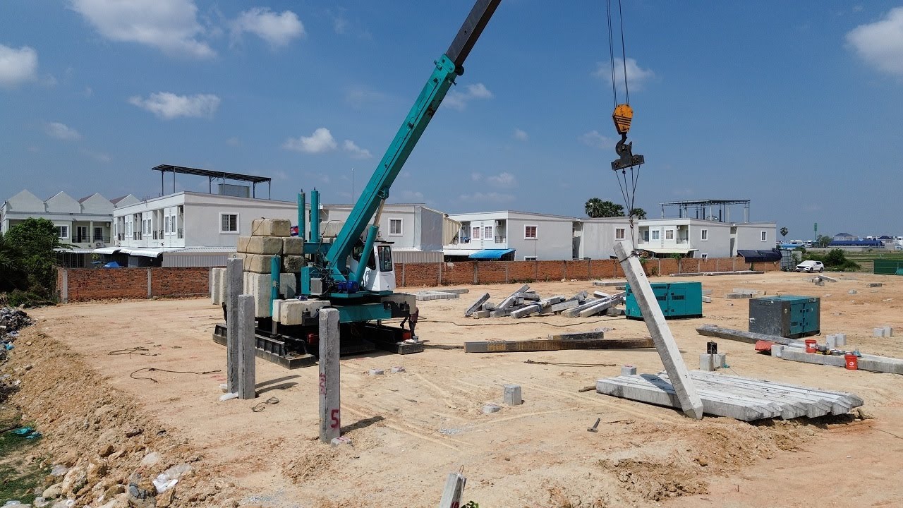 PROJECT HOUSE Foundation Work Begin At Site Construction - YouTube