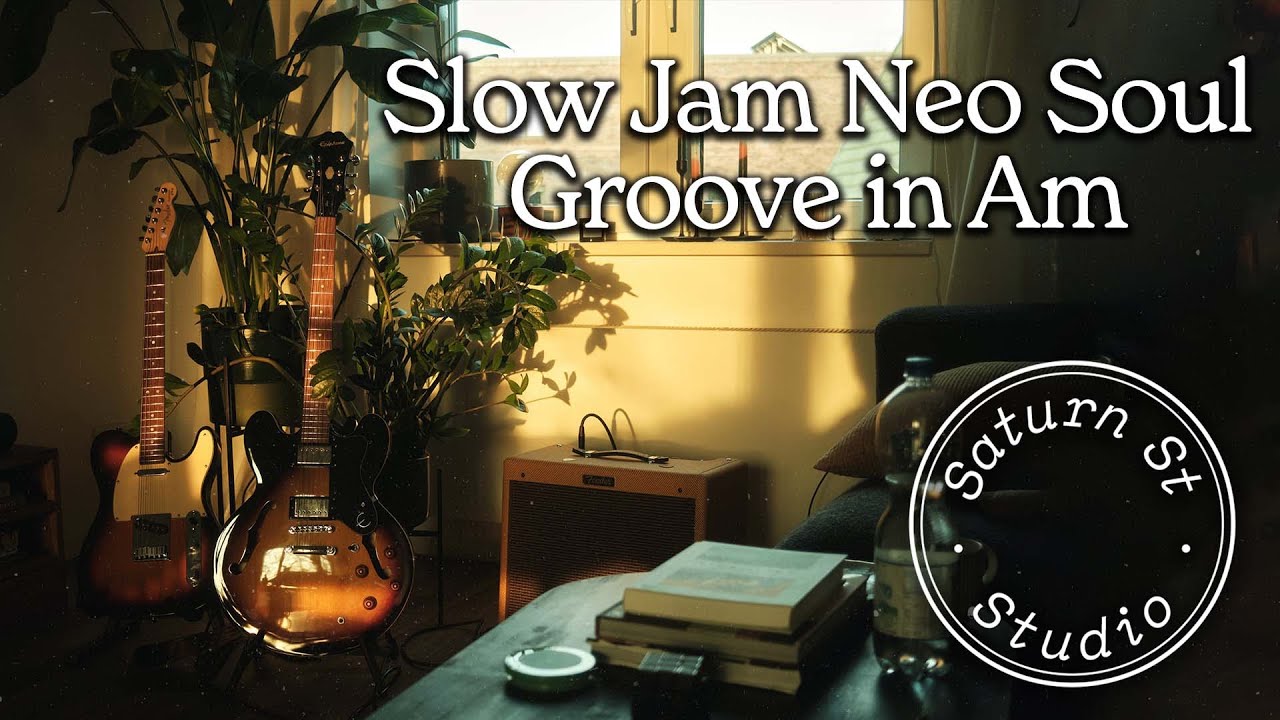 Slow Jam Neo Soul Groove in Am - Guitar Backing Track - YouTube