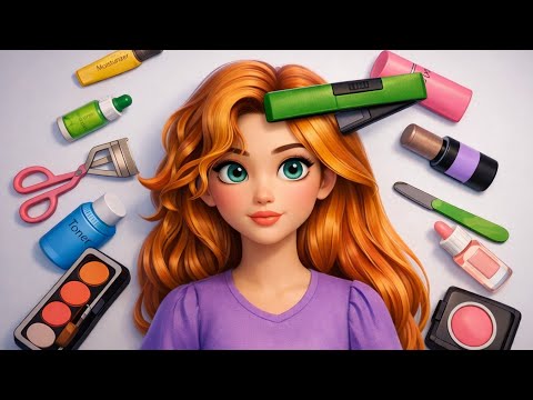 💄 paper diy 💄 makeup girl with paper cosmetics - YouTube