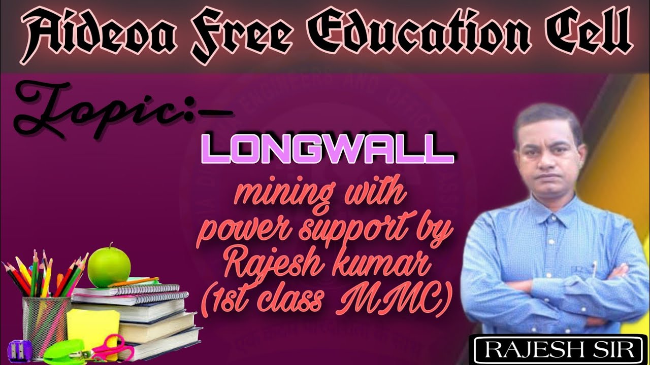 LONGWALL mining with power support by Rajesh kumar(1st class MMC) - YouTube