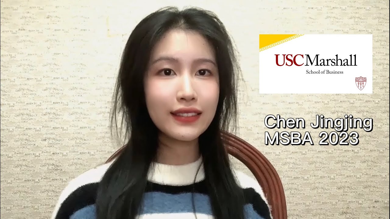 USC MS, Business Analytics Admissions Video 2023- Chen Jingjing - YouTube