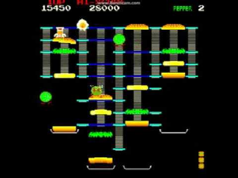 COOK RACE [BOOTLEG PORT of 'BURGERTIME']: ARCADE GAMEPLAY (1982 - DATA ...