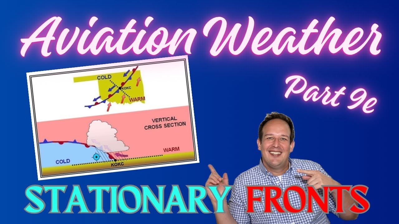 Stationary Fronts: Aviation Weather Ground School Part 9e - YouTube