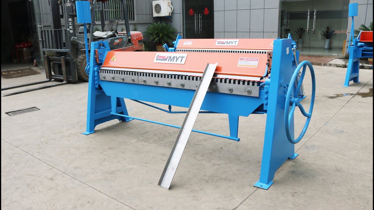 MYT® 1.5x2000 Sheet metal TDF folding machine for rectangular duct ...