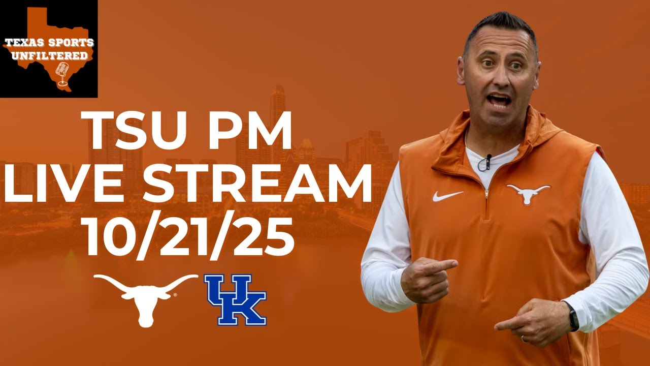 Can Texas Football Find Its Offense? | LIVE | 10/21/25 | NFL | CFB ...