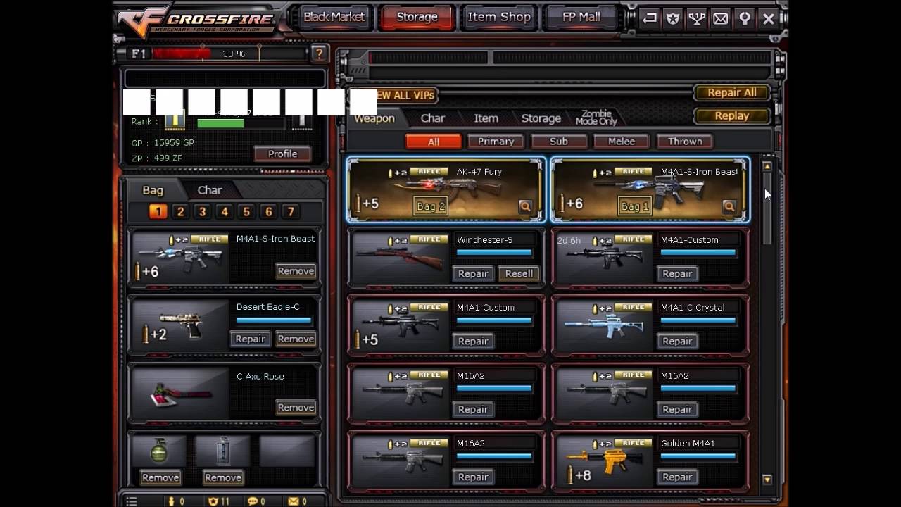 CrossFire North America Account for SALE - YouTube